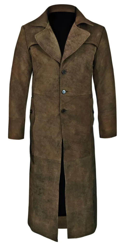 Mens Light Snuff Duster Coat - Prime Leather